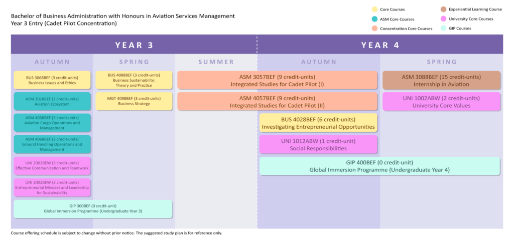 Study Plan 2025 draft (Year 3 Entry) - Lee Shau Kee School of Business ...
