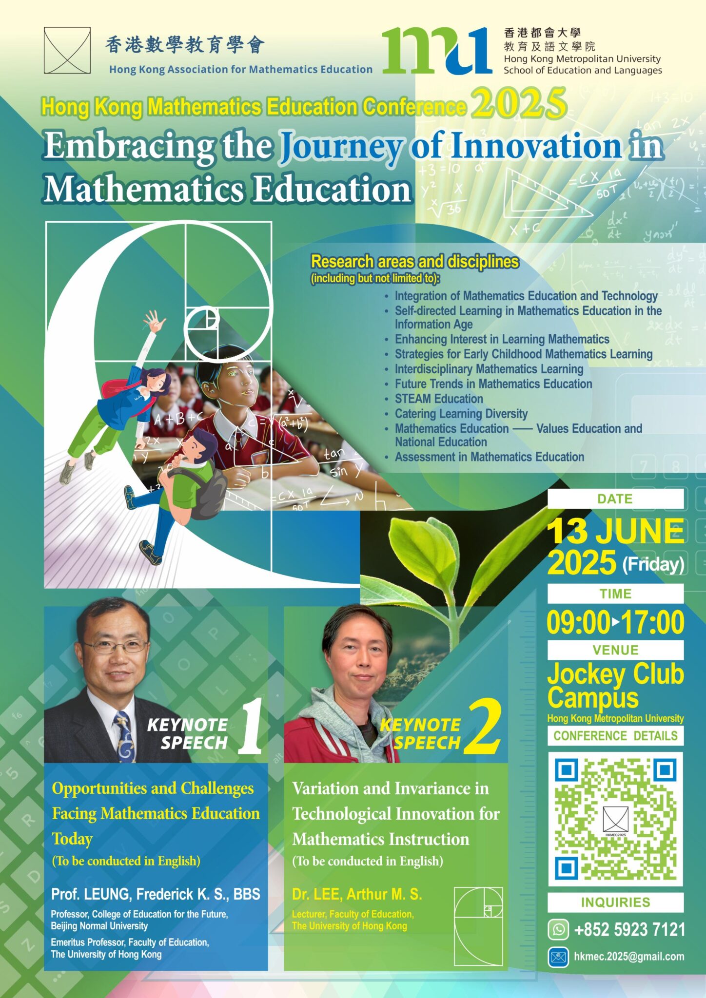 Hong Kong Mathematics Education Conference 2025 - School of Education ...