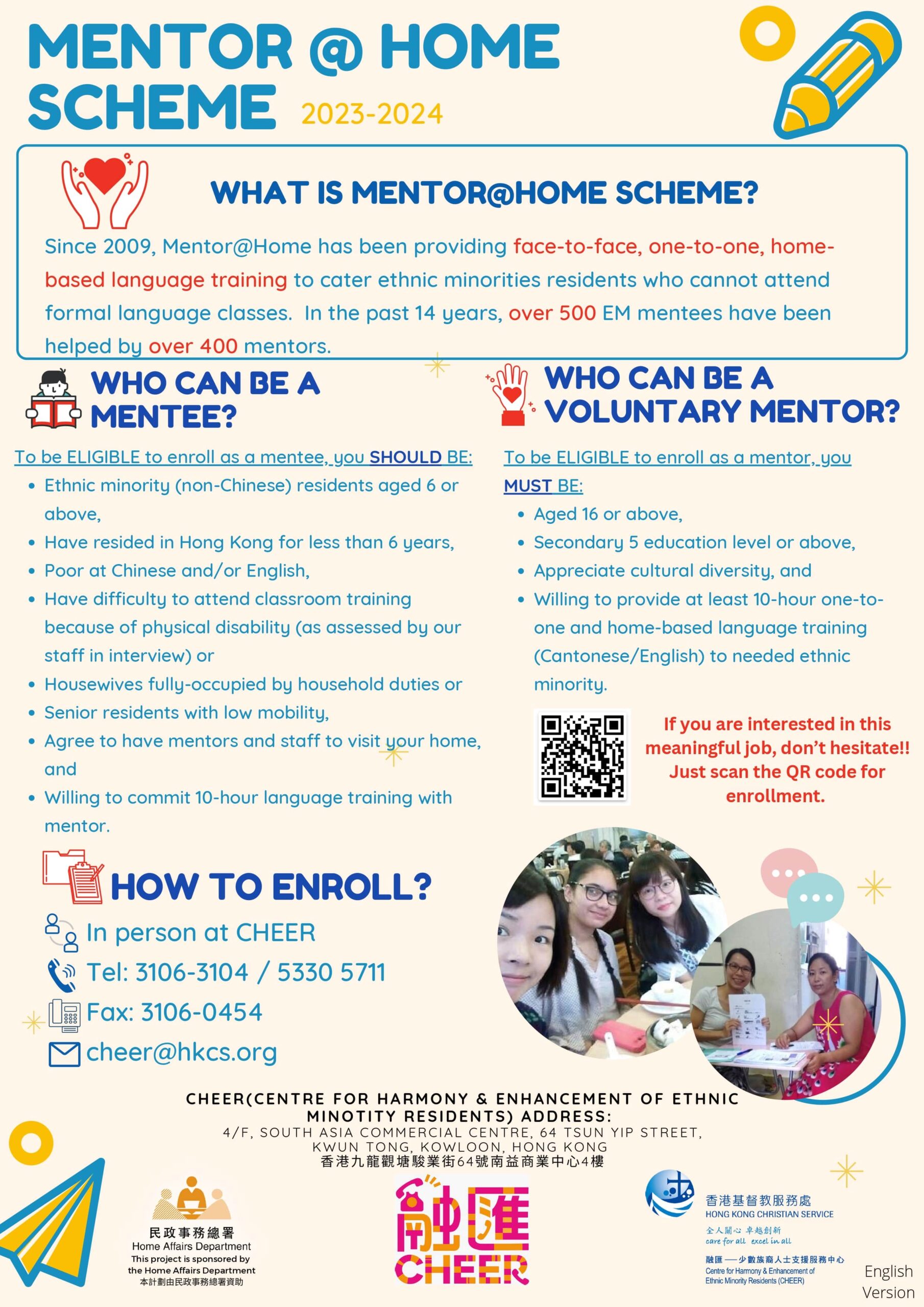 MENTOR @ HOMESCHEME 2023-2024 - Student Affairs Office - Hong Kong ...