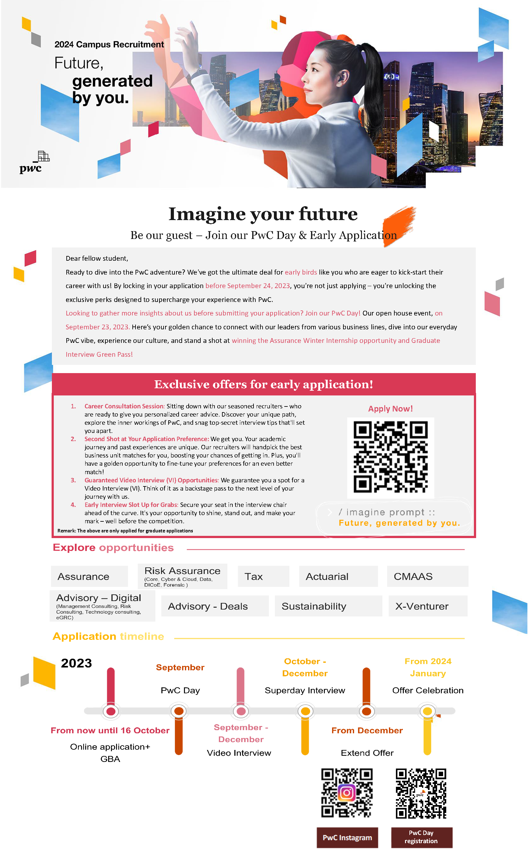 [For Undergraduate][Opportunities with PwC] Enjoy Exclusive Privileges ...